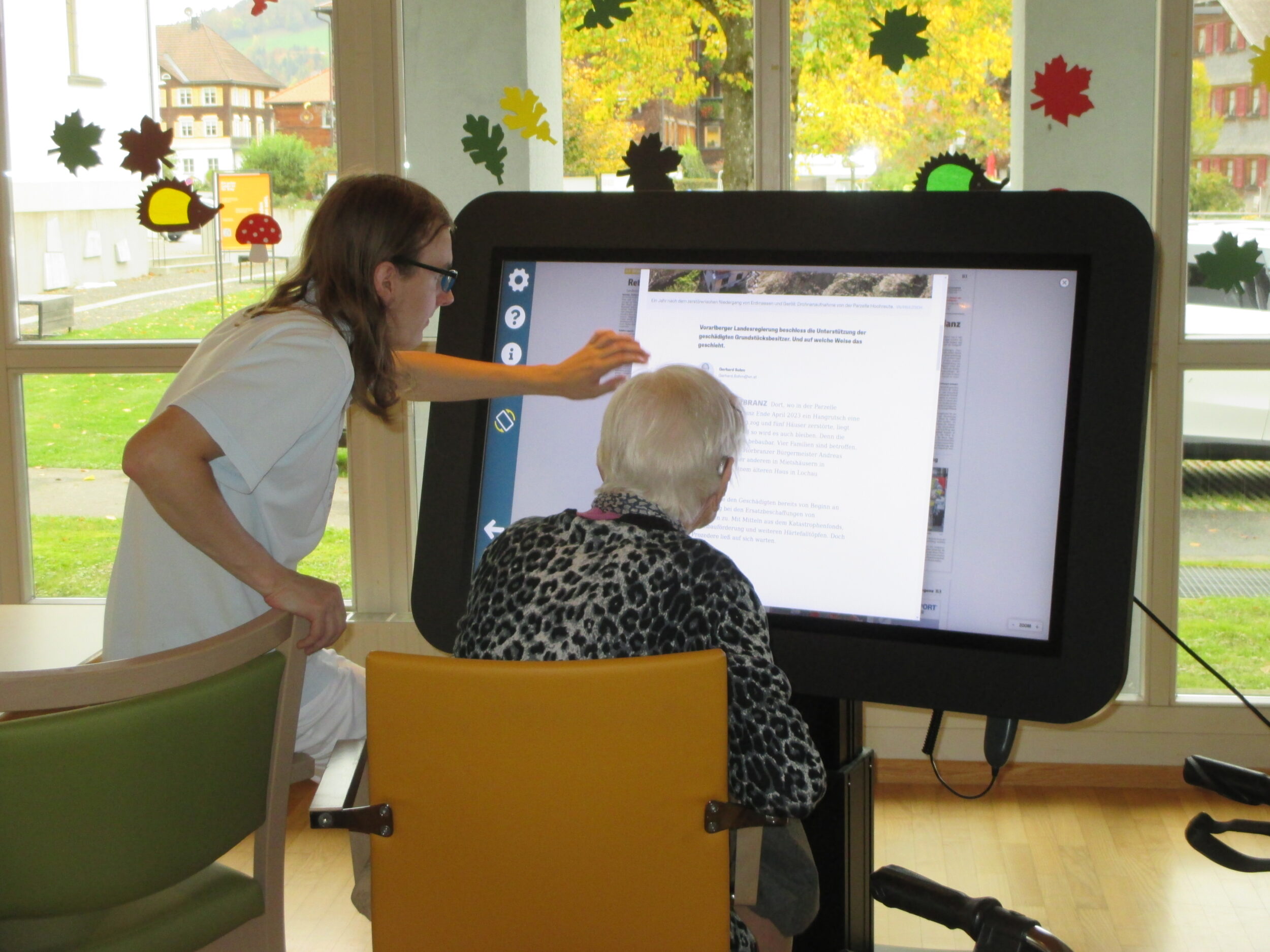 Der CareTable - digitale Aktivierung mit Herz - BENEVIT - Die Vorarlberger Pflegegesellschaft